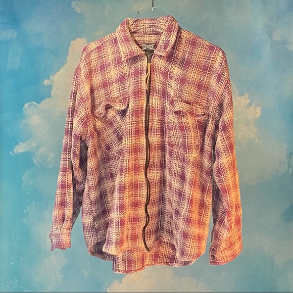 Quiksilver | Sweaters | Vintage Plaid Quicksilver Zip Up Jacket Fits ...